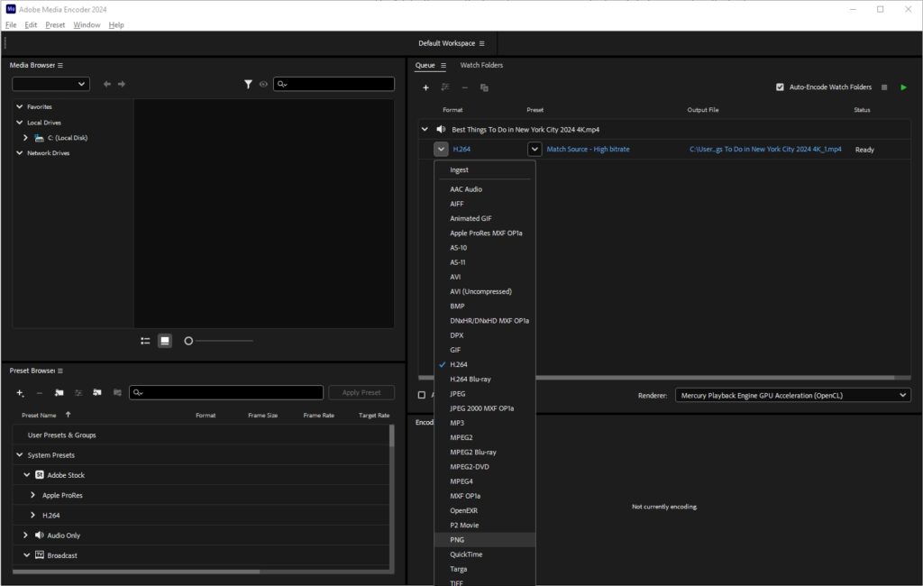How To Convert Video To Image Sequence With Adobe Media Encoder Swyshare