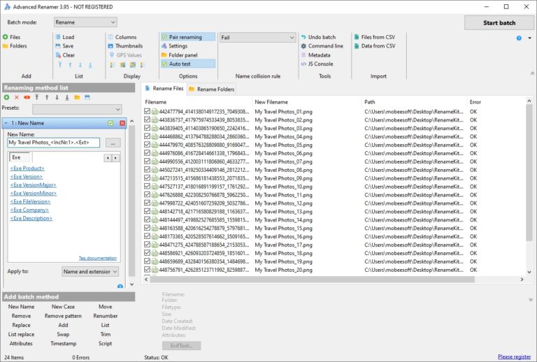Advanced Renamer Overview: How to Mass Rename Multiple Files - Swyshare