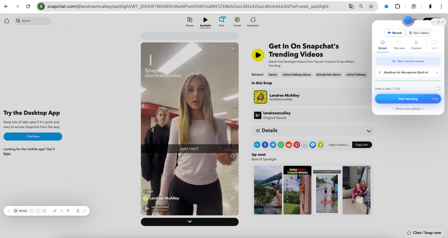 How Do I Record a Video on Snapchat Web? - Swyshare