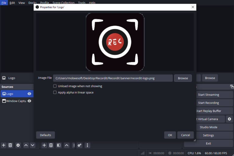 How to Add a Transparent Image to OBS? - Swyshare