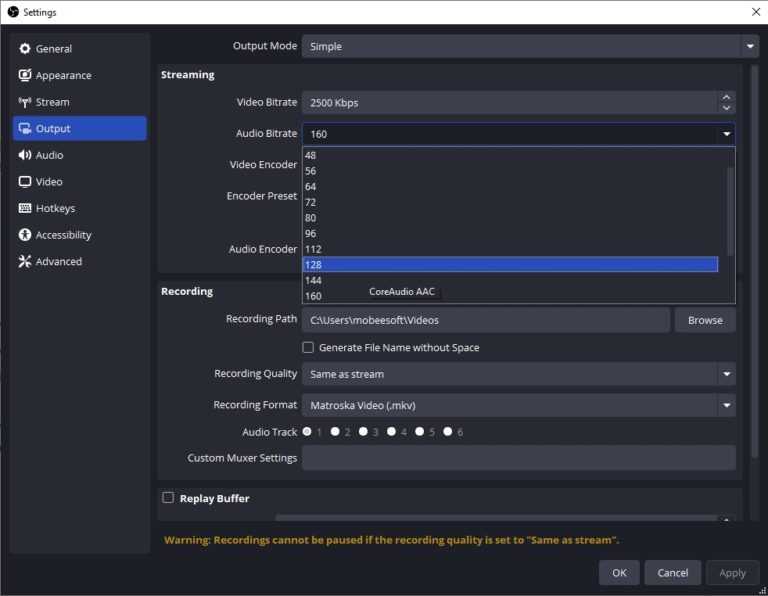 How to Make OBS Recordings Take Less Space? - Swyshare