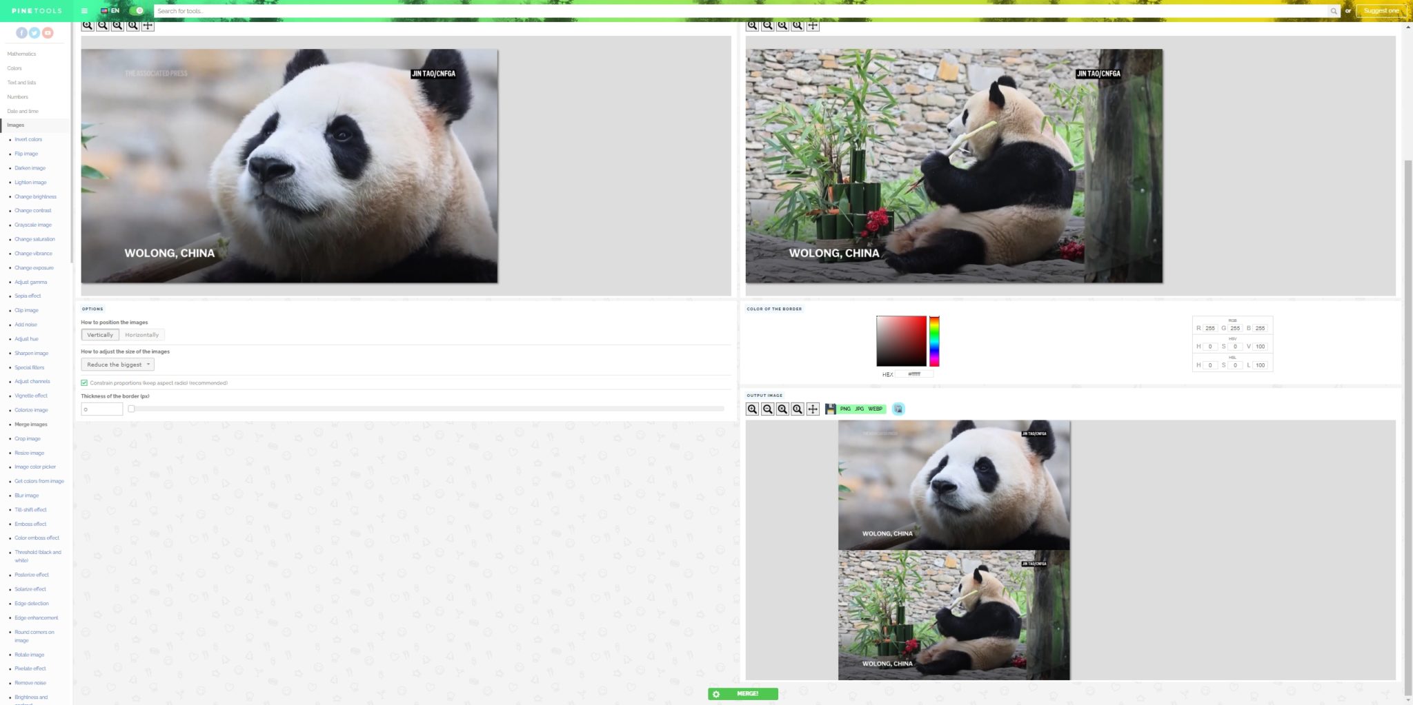 How to Merge Two Images into One with Different Methods? - Swyshare