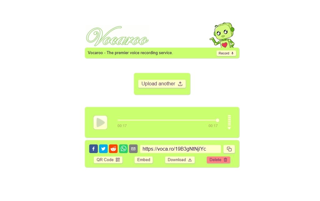 Vocarooオンラインボイスレコーダーの完全概要 - Swyshare